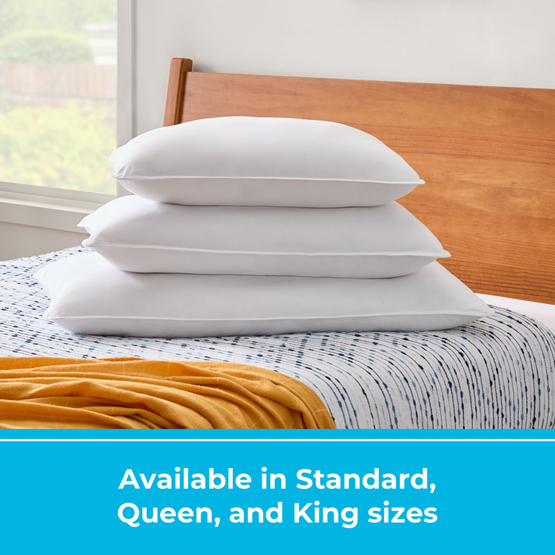 Linenspa Essentials Medium Support Pillow 1 Pack Queen